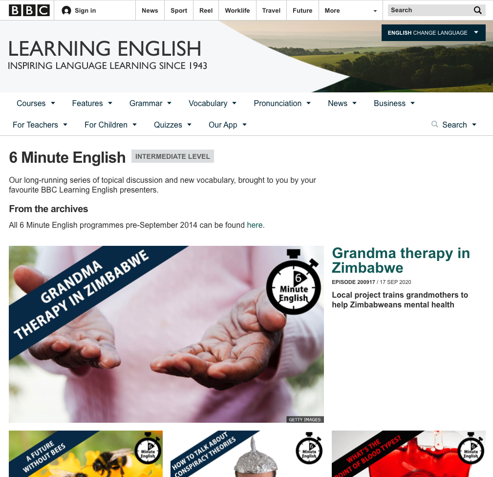 輕鬆增進英語聽力及閱讀 BBC 6 minute English - Expateva
